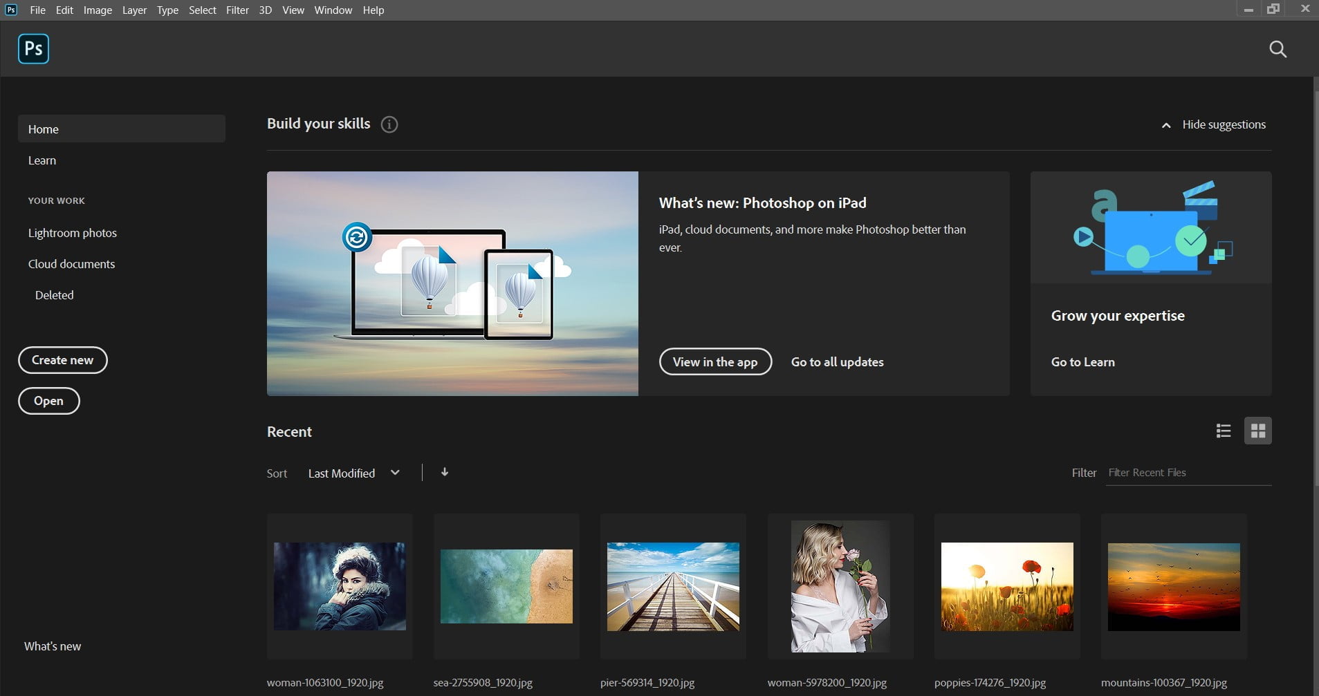 Learn Home Screen in Photoshop: Best Beginner's Guide!